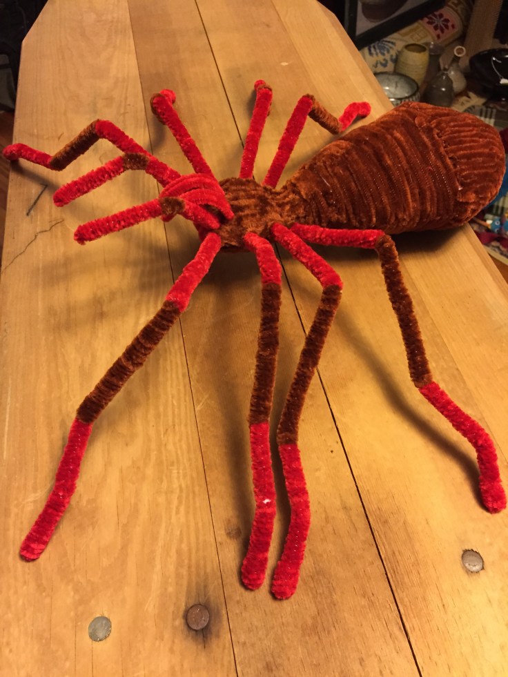 A huge Pipe Cleaner spider (15 hour intermediate project) – Pipe ...