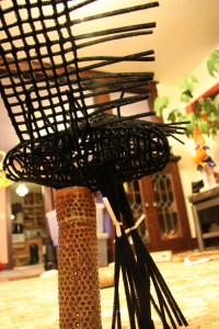 pipe cleaner eagle legs construction – Pipe Cleaner Animals