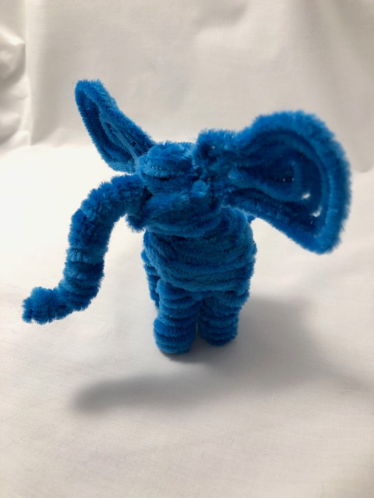 Pipe Cleaner Elephant Step by Step Tutorial – Easy instructions with ...