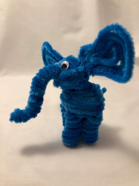 Pipe Cleaner Elephant Step by Step Tutorial – Easy instructions with ...