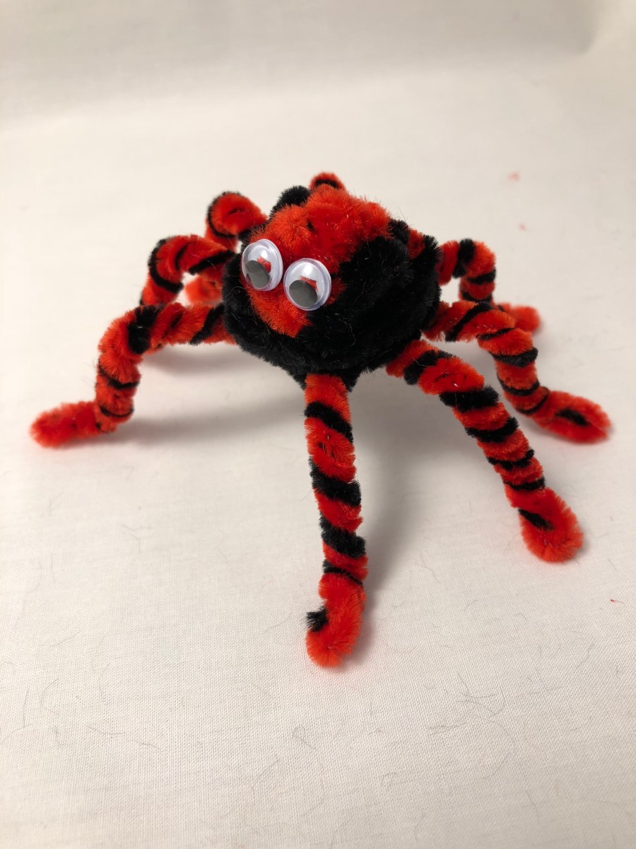Pipe Cleaner Spider in 10 easy steps – Easy Step by Step 1 Hour Project ...